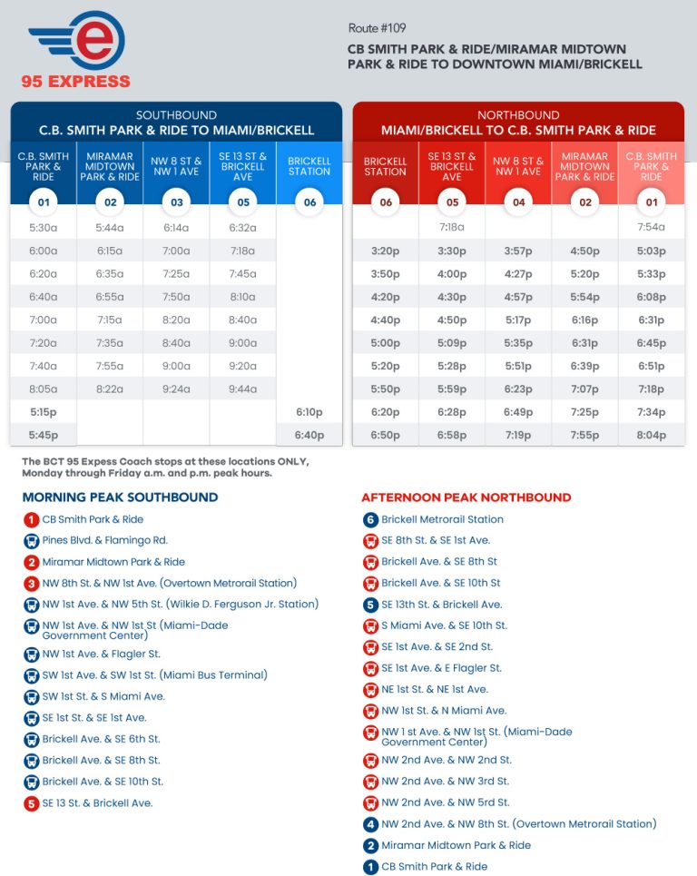 95 Express Bus: Broward to Miami Commute | Broward County Transit